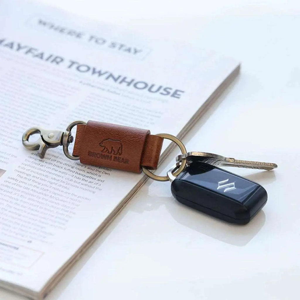 Keychain Holder in Genuine Leather - Perfect Keychain Holder Accessory ...